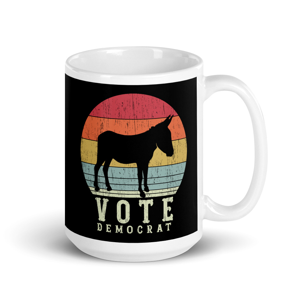 Vote Democrat Coffee Mug - Political Gift