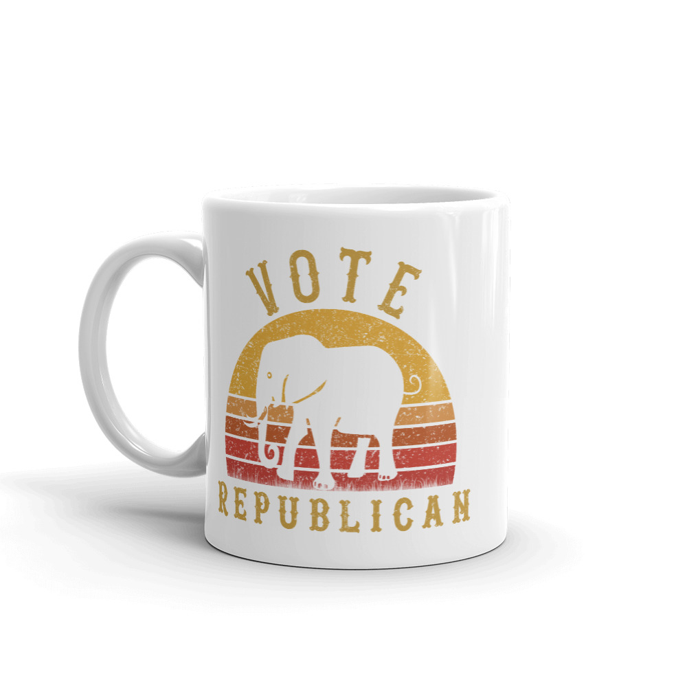 Vote Republican Coffee Mug - Political Gift